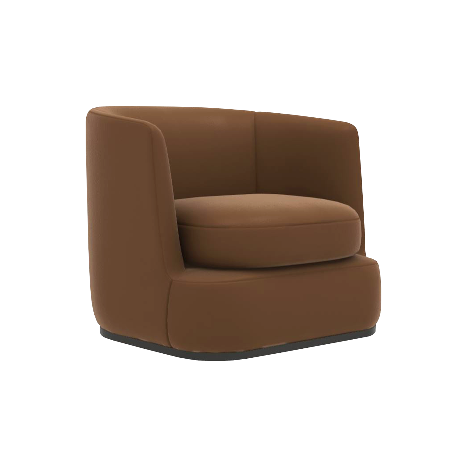 Apollo Swivel Armchair - beta walnut, by Antonio Citterio - Maxalto ...
