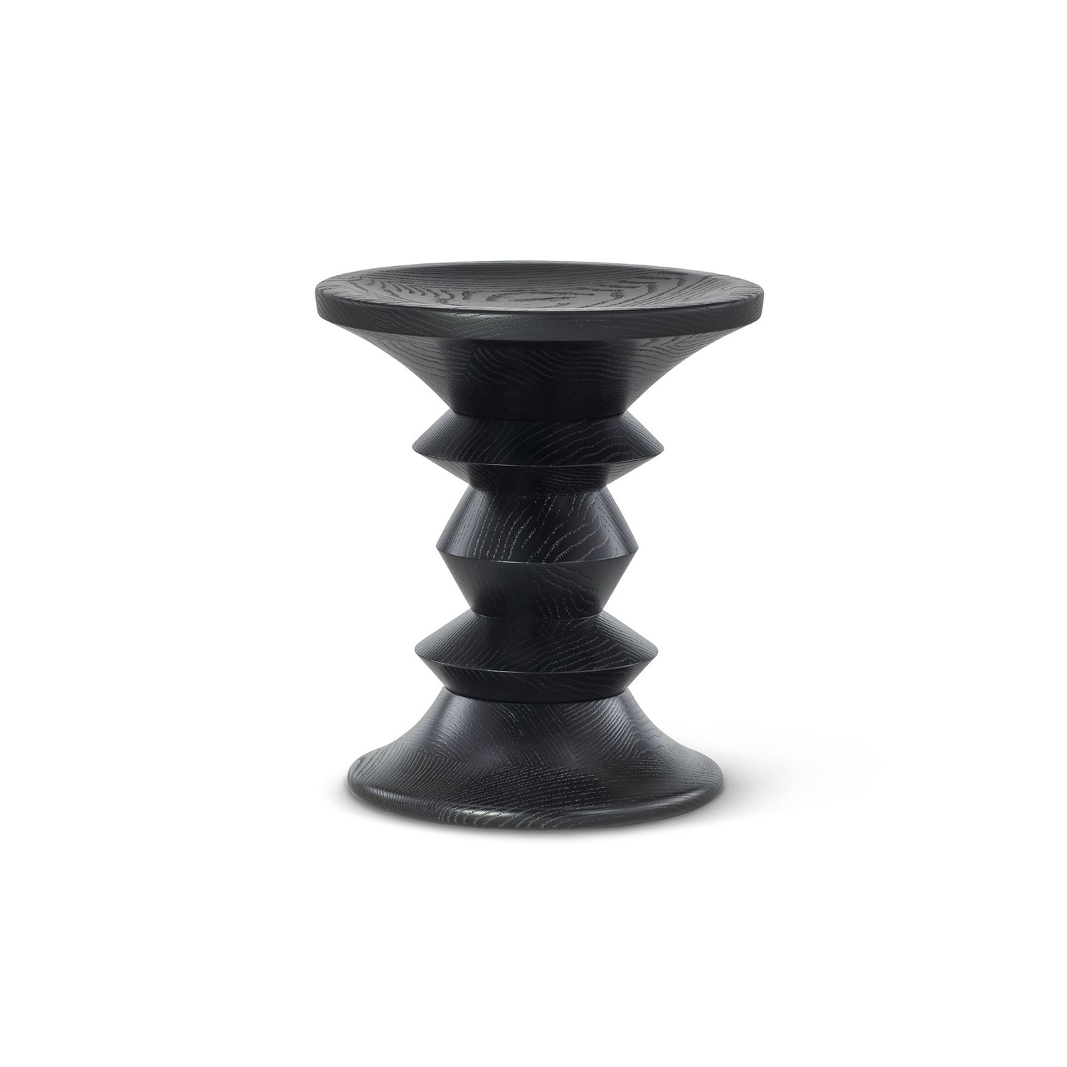 Eames® Turned Stool C - Ebony, by Charles & Ray Eames - Herman Miller ...